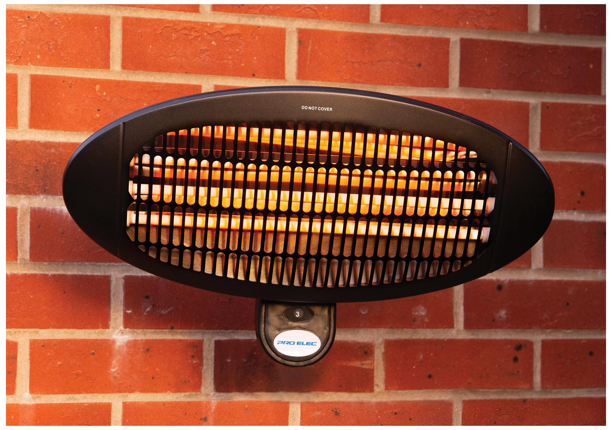 Patio heater wall mounted store