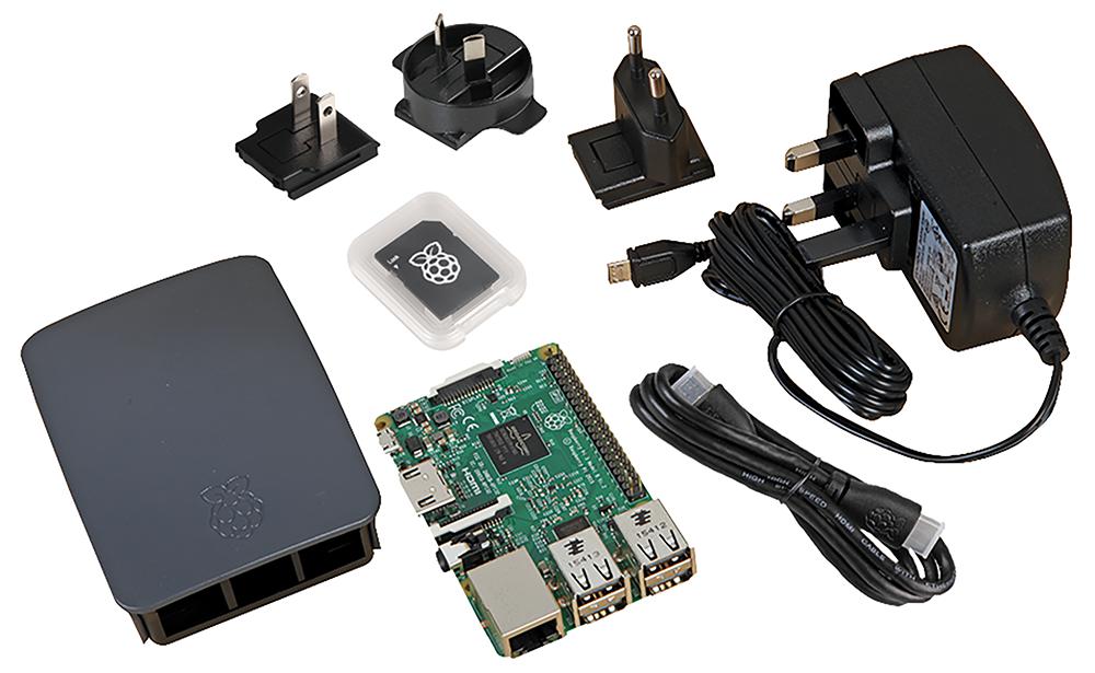 Buy UCreate Raspberry Pi 3 Official Starter Kit with HDMI, Black | CPC