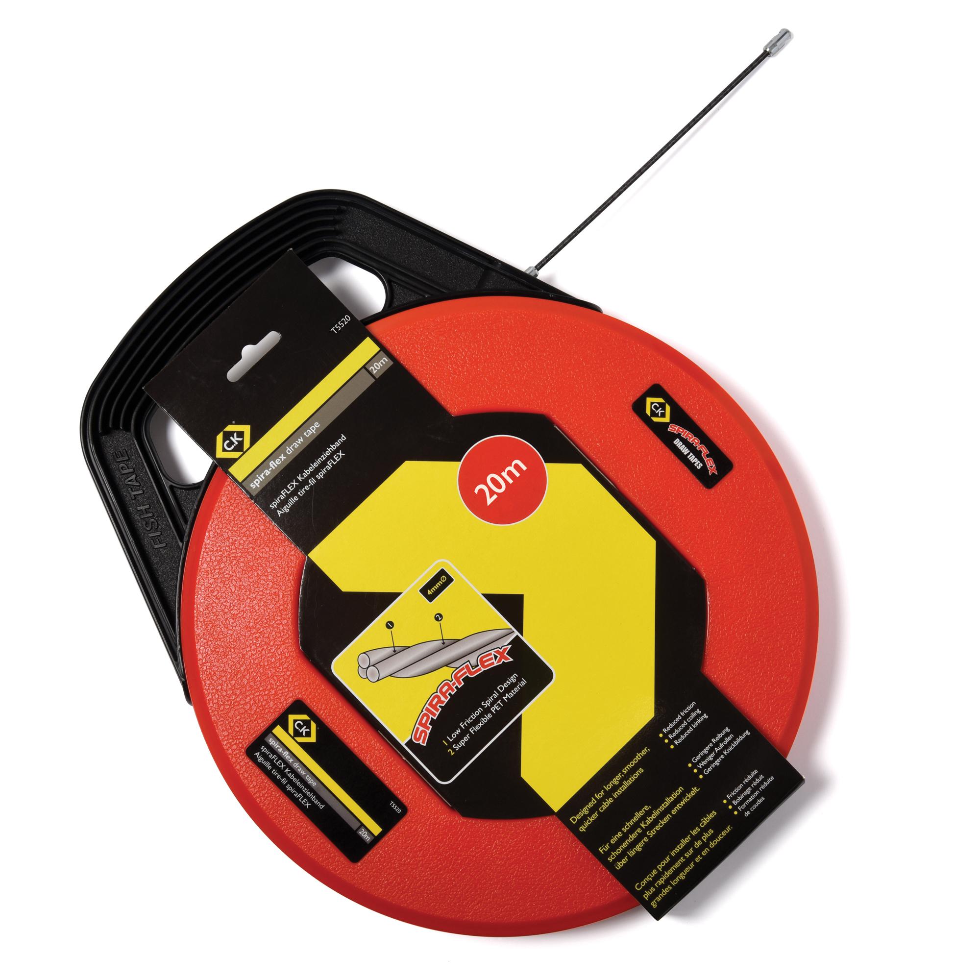 Spira Flex Draw Tape 20m 65ft Ck Tools CPC