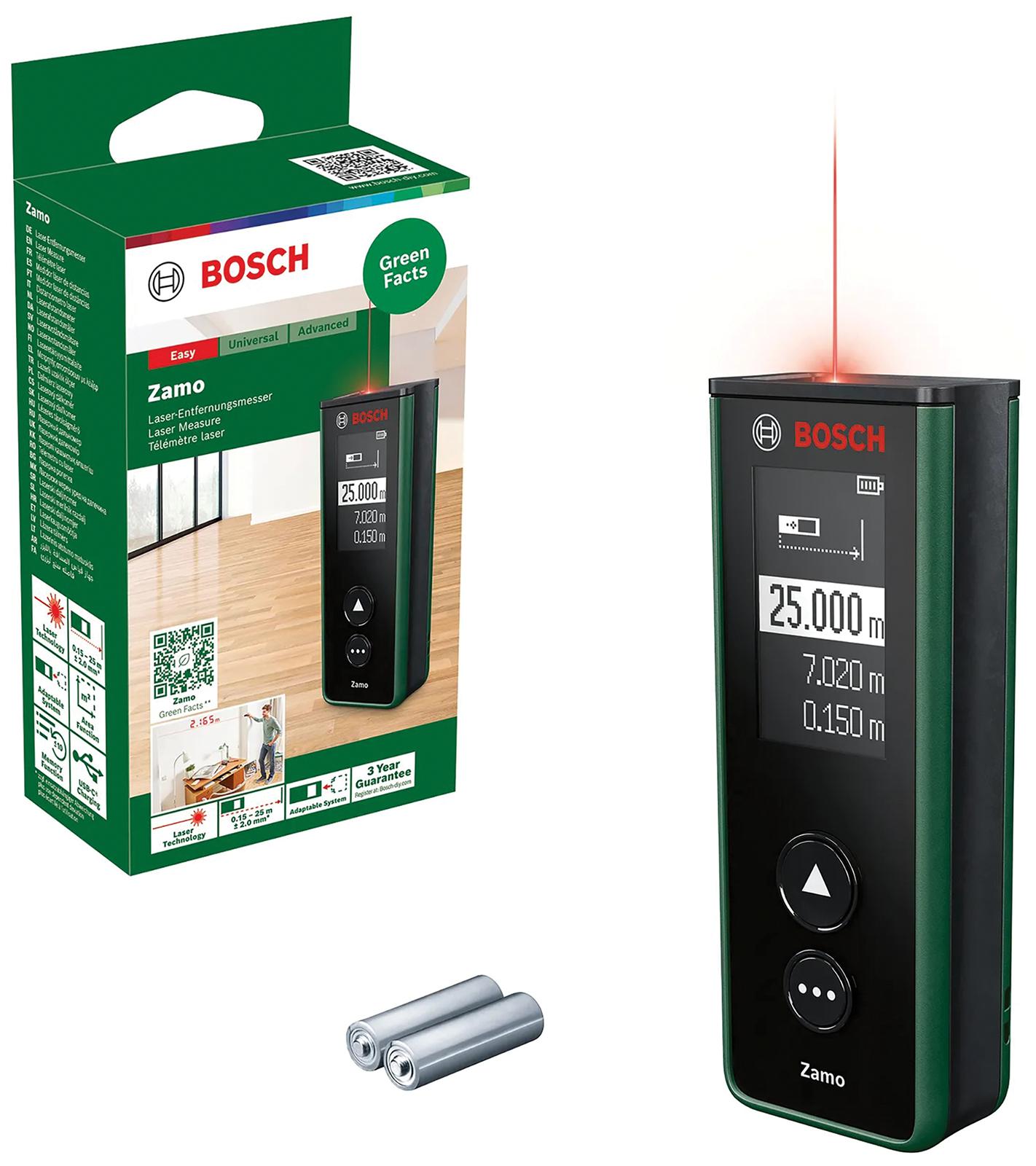 Zamo 25m Digital Laser Distance Measure Bosch Home And Garden green CPC