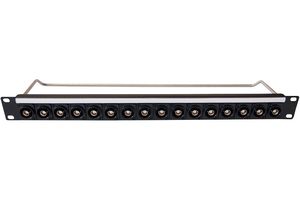 1U Loaded BNC Patch Panel 16 Ports